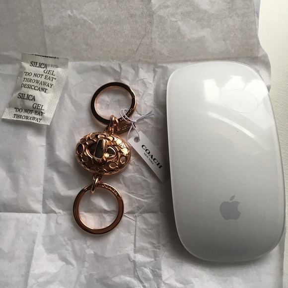 Coach | Accessories | Coach Signature Turnlock Valet Key Ring | Poshmark